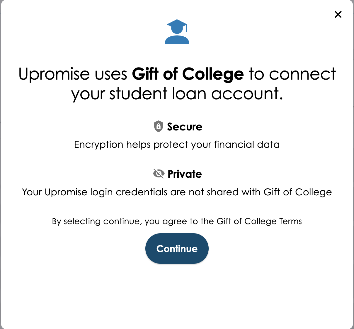 How do I manage a student loan account linked to my Upromise account ...